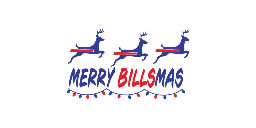 Merry Billsmas Reindeer - Buffalo Football Christmas Graphic (SVG, PNG ...