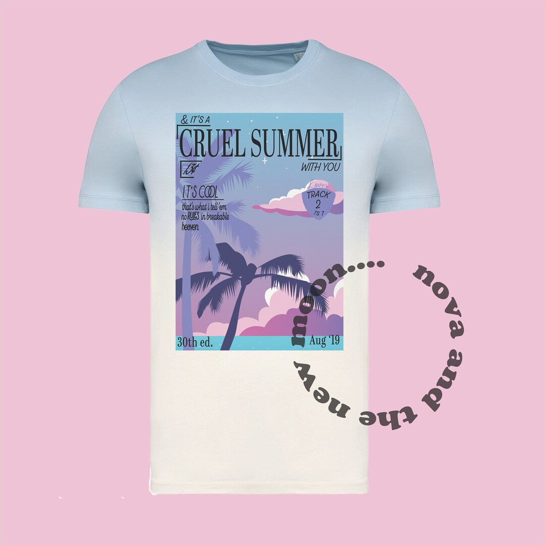 Cruel Summer Lover Blue Ombré Dip Dyed T-shirt TS - Etsy