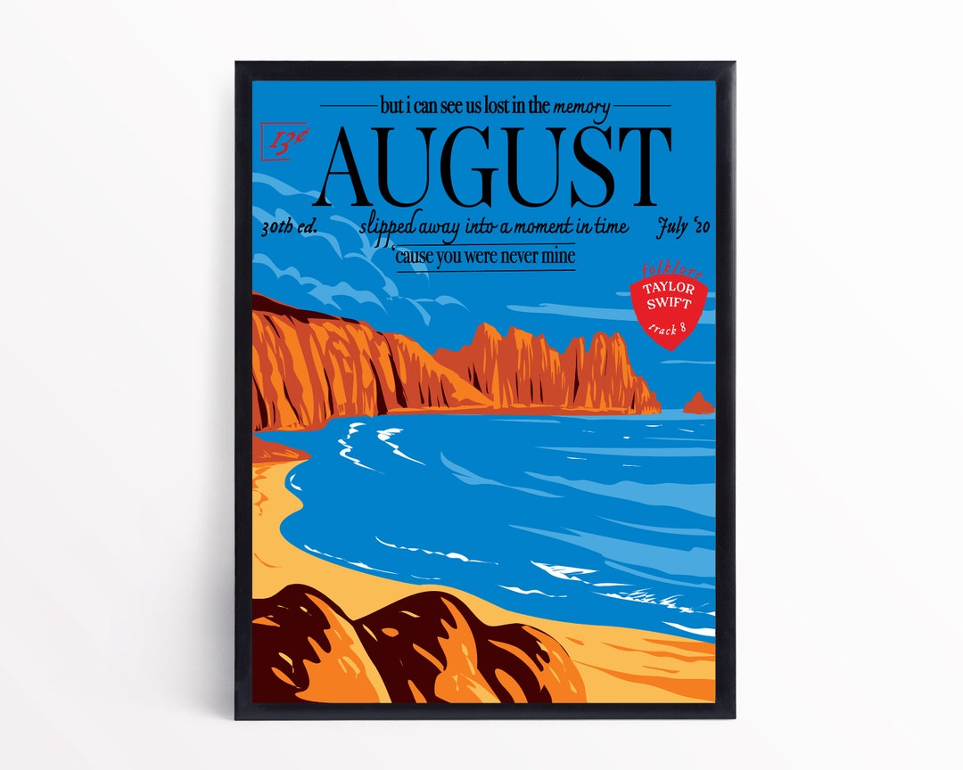 August Folklore TS Vintage Magazine Style Print A4 / A3 - Etsy