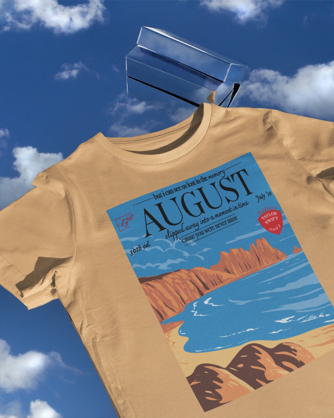 August Lyric Organic Cotton T-shirt TS Vintage Magazine T-shirt - Etsy