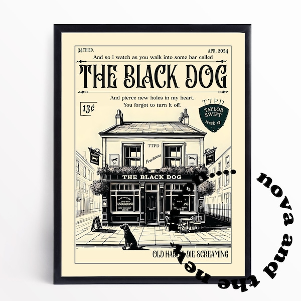 Black Dog Art - Etsy