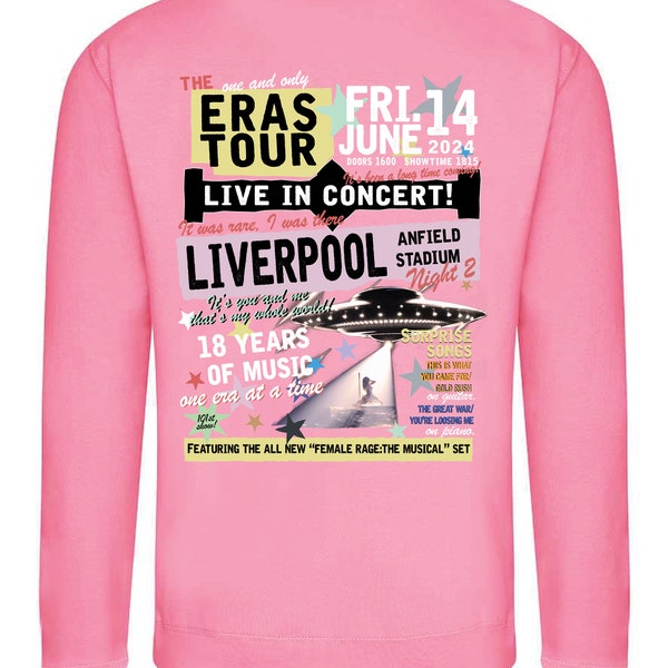 Eras Tour Anfield - Etsy