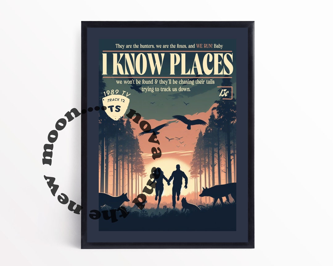 I Know Places TS Vintage Magazine Style Print A4 / A3 1989 Tv - Etsy