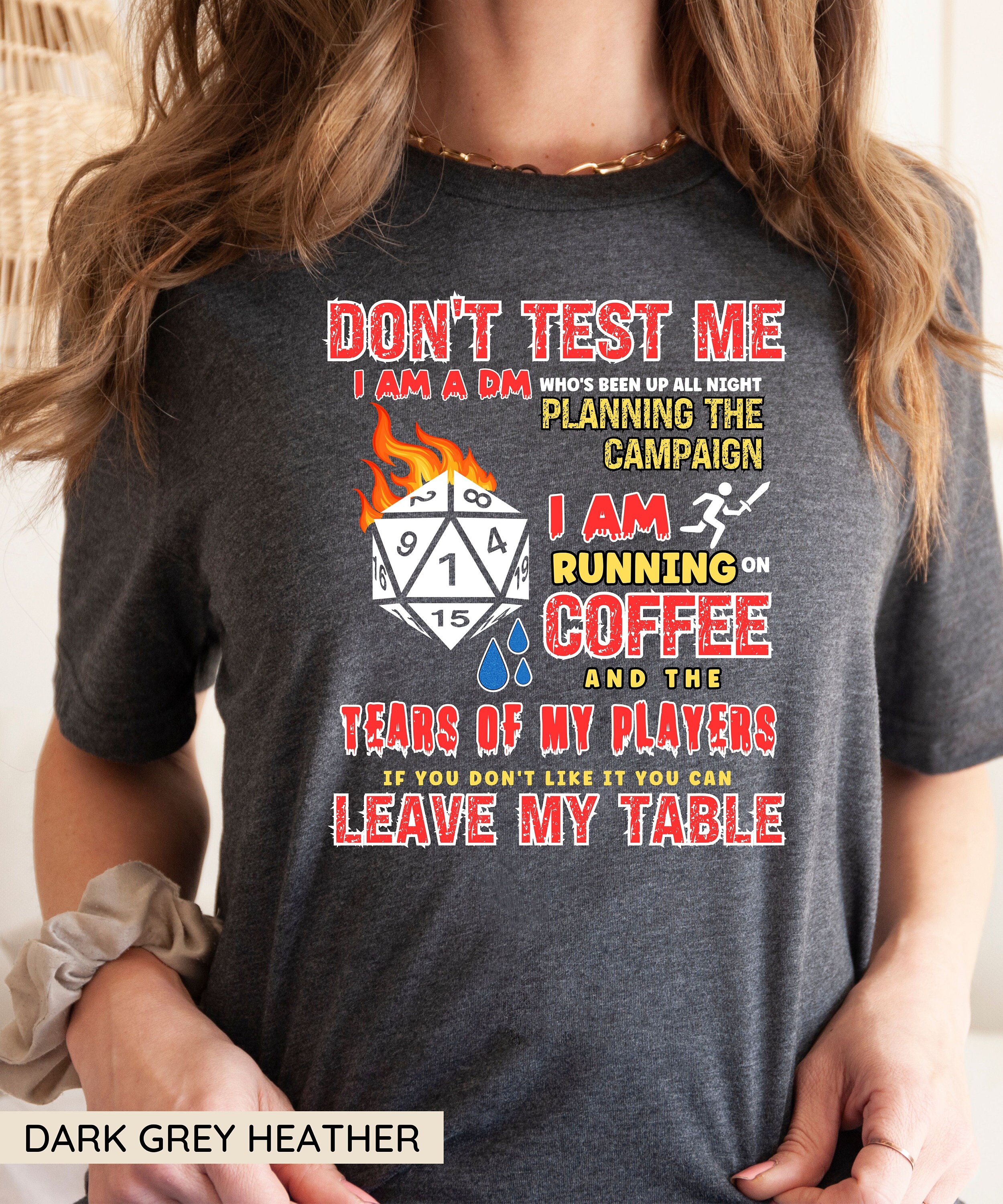 Dungeon Master Tee Dnd Gaming T-shirt Fantasy TTRPG Shirt - Etsy