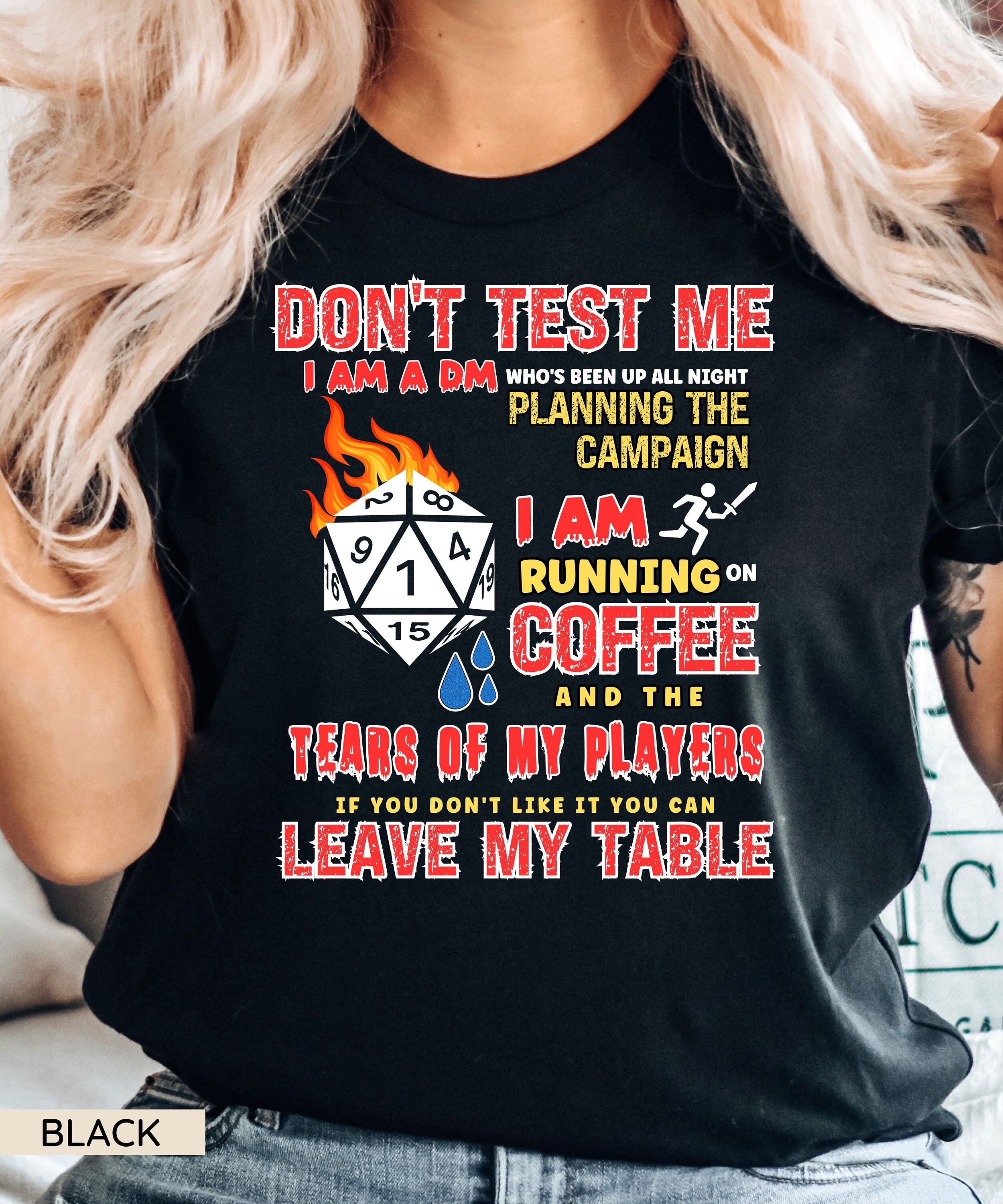 Dungeon Master Tee Dnd Gaming T-shirt Fantasy TTRPG Shirt - Etsy