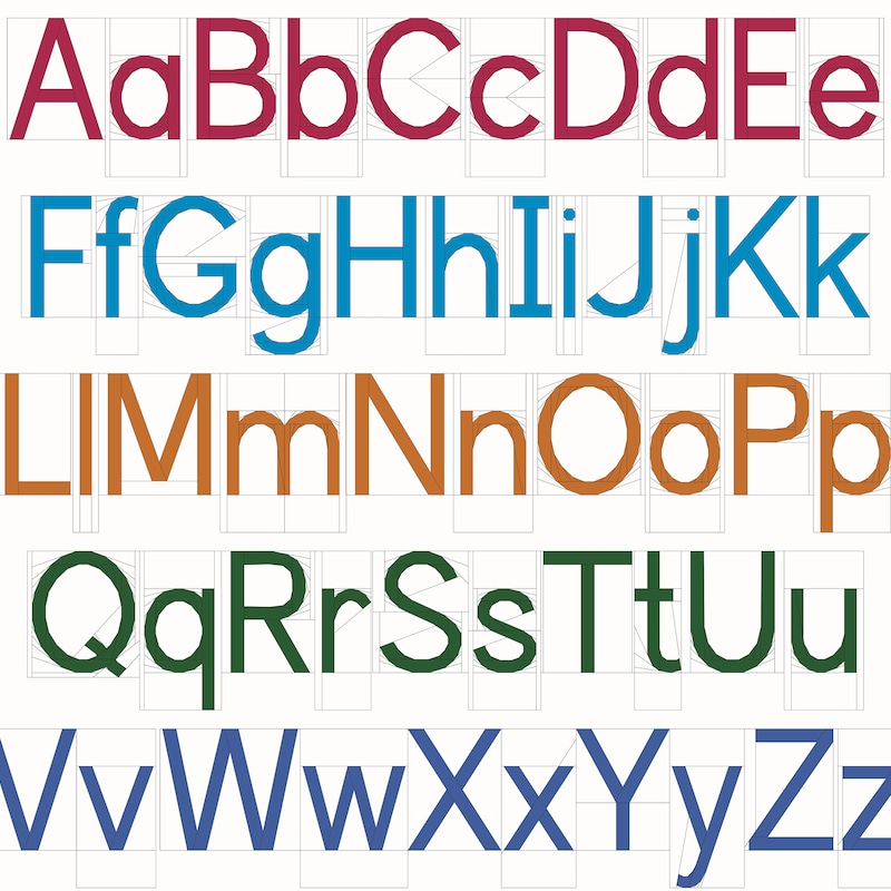 Lowercase Alphabet - Etsy