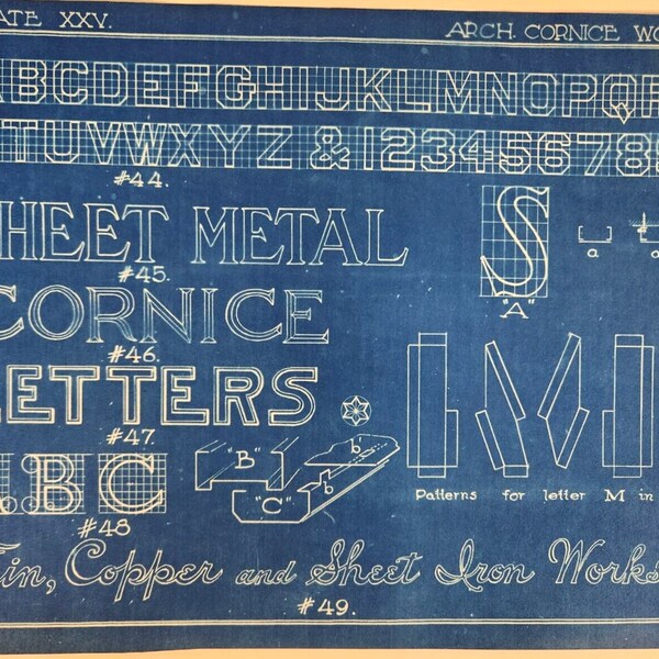 Blueprint Wall Art - Etsy