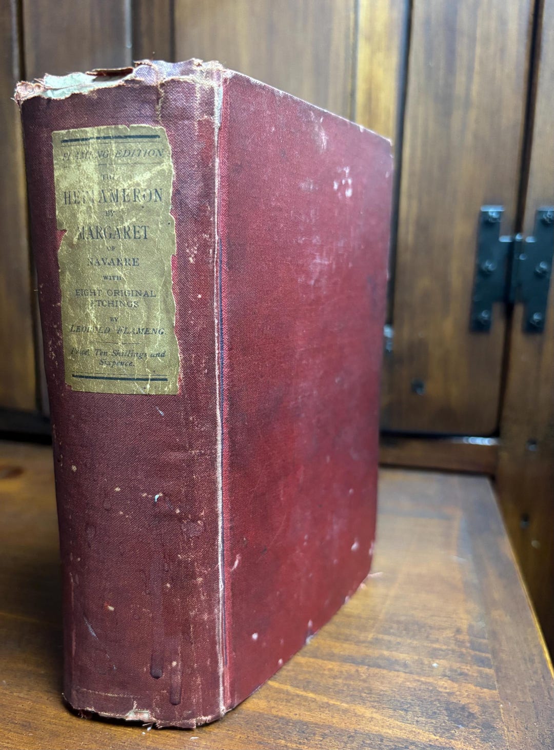 The Heptameron of Margaret, Queen of Navarre, Antique 1880s Hardcover ...