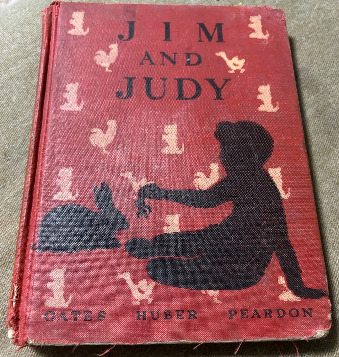 Jim and Judy, A Macmillan Company Reader, Vintage 1940 Children’s Book ...