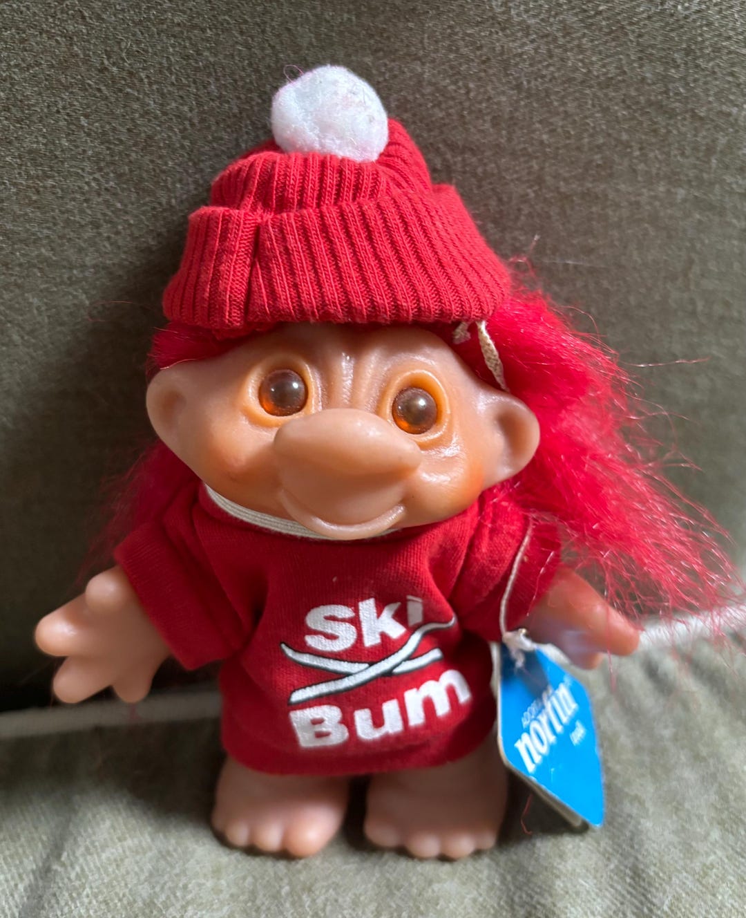 Vintage Early 90s Norfin Troll Doll 5” Ski Bum - Etsy