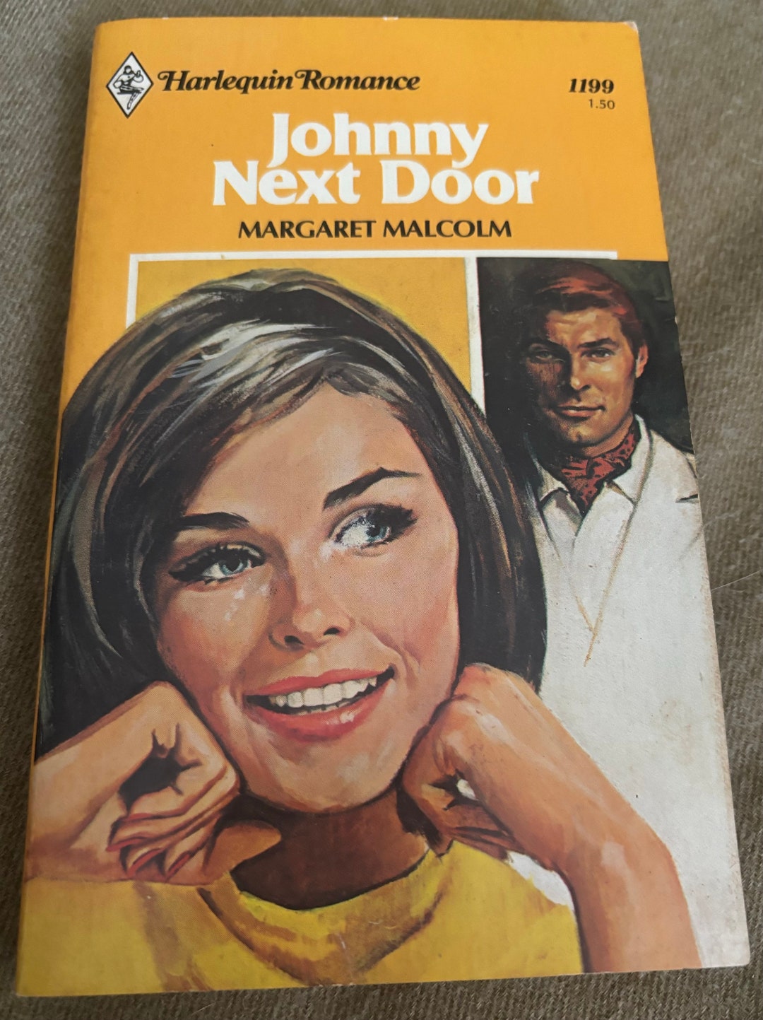 Margaret Malcom, Johnny Next Door, Vintage Harlequin Romance Paperback ...