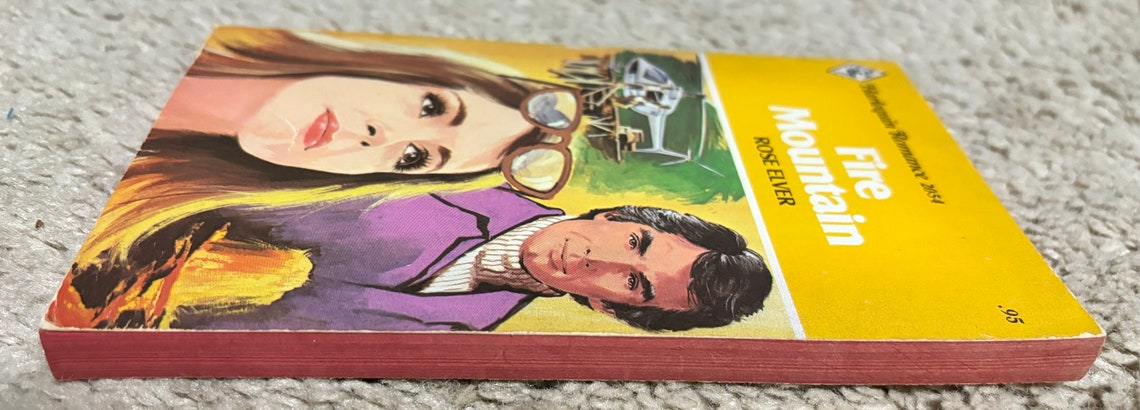 Rose Elver, Fire Mountain, Vintage Harlequin Paperback Romance - Etsy