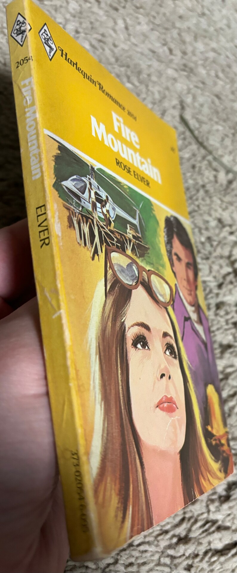 Rose Elver, Fire Mountain, Vintage Harlequin Paperback Romance - Etsy