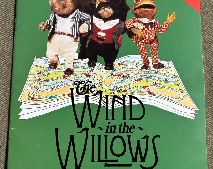 The Wind in the Willows Activity Book, Vintage British 1984 Softcover ...