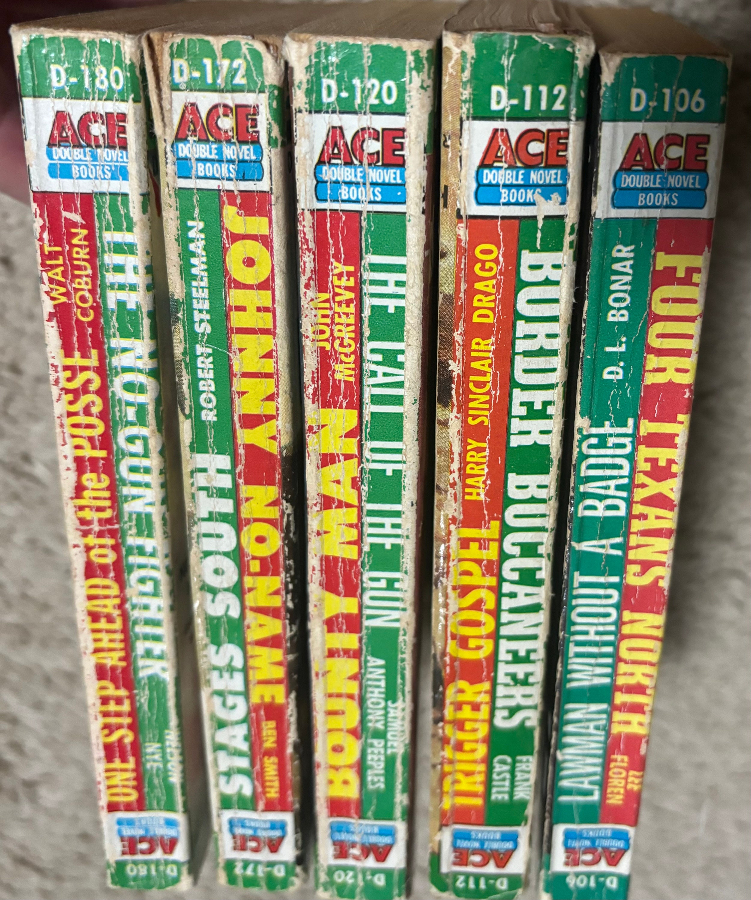 Ace Double Novel Vintage Westerns, Set of 5 - Etsy
