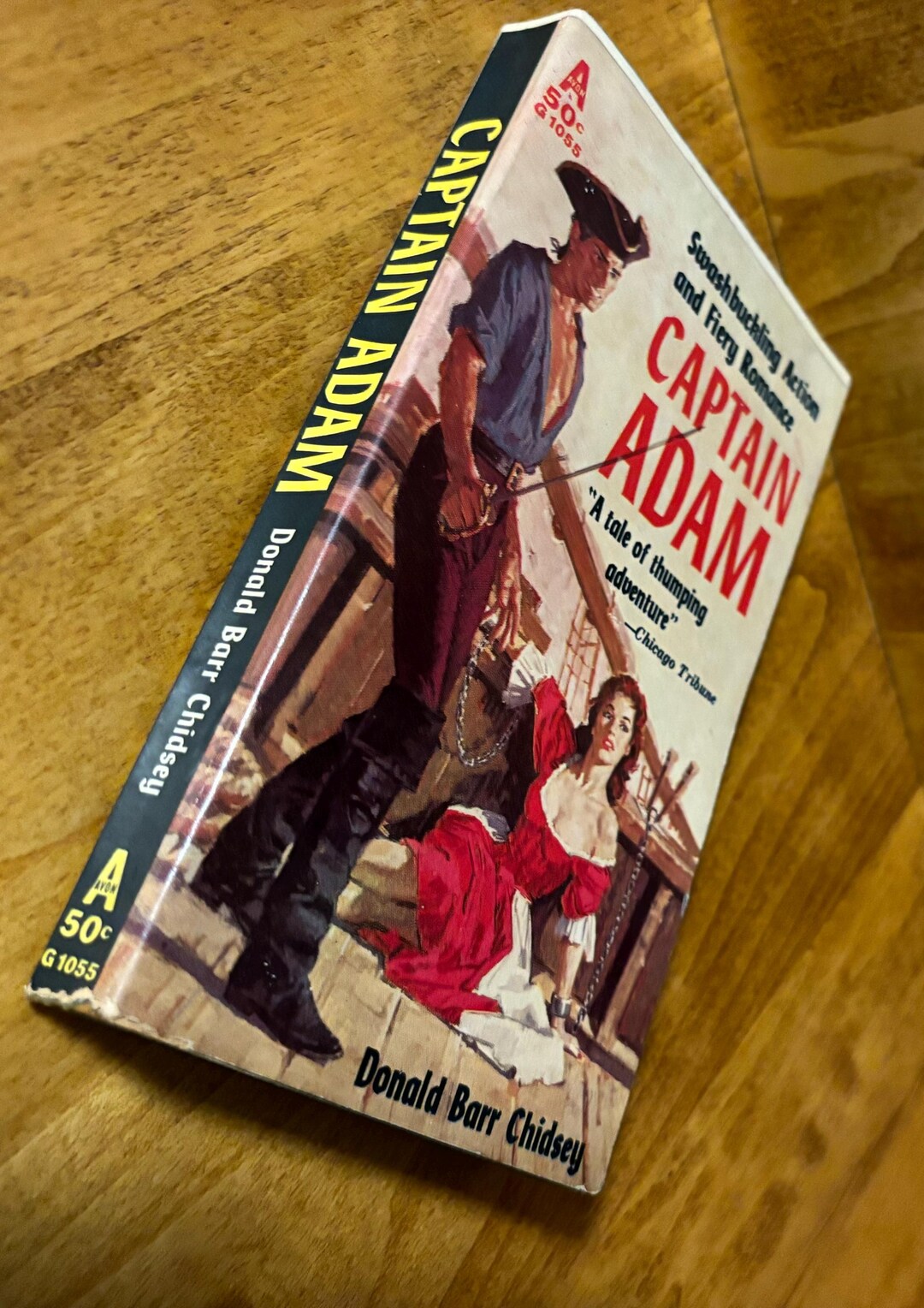 Captain Adam, Donald Barr Chidsey, Vintage 1953 Avon Paperback ...