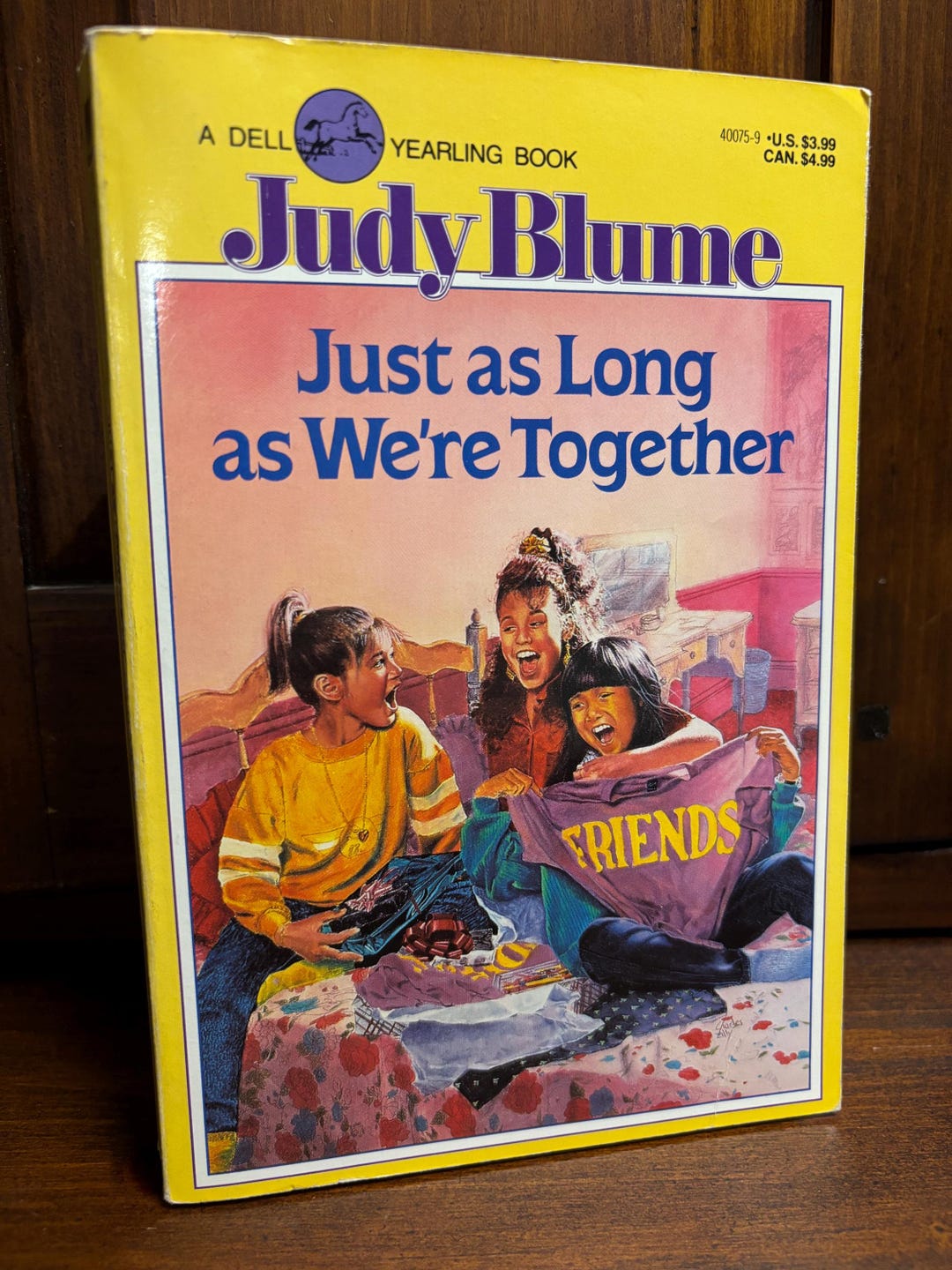 Judy Blume, Just as Long as We’re Together, Vintage 1988 Dell Yearling ...