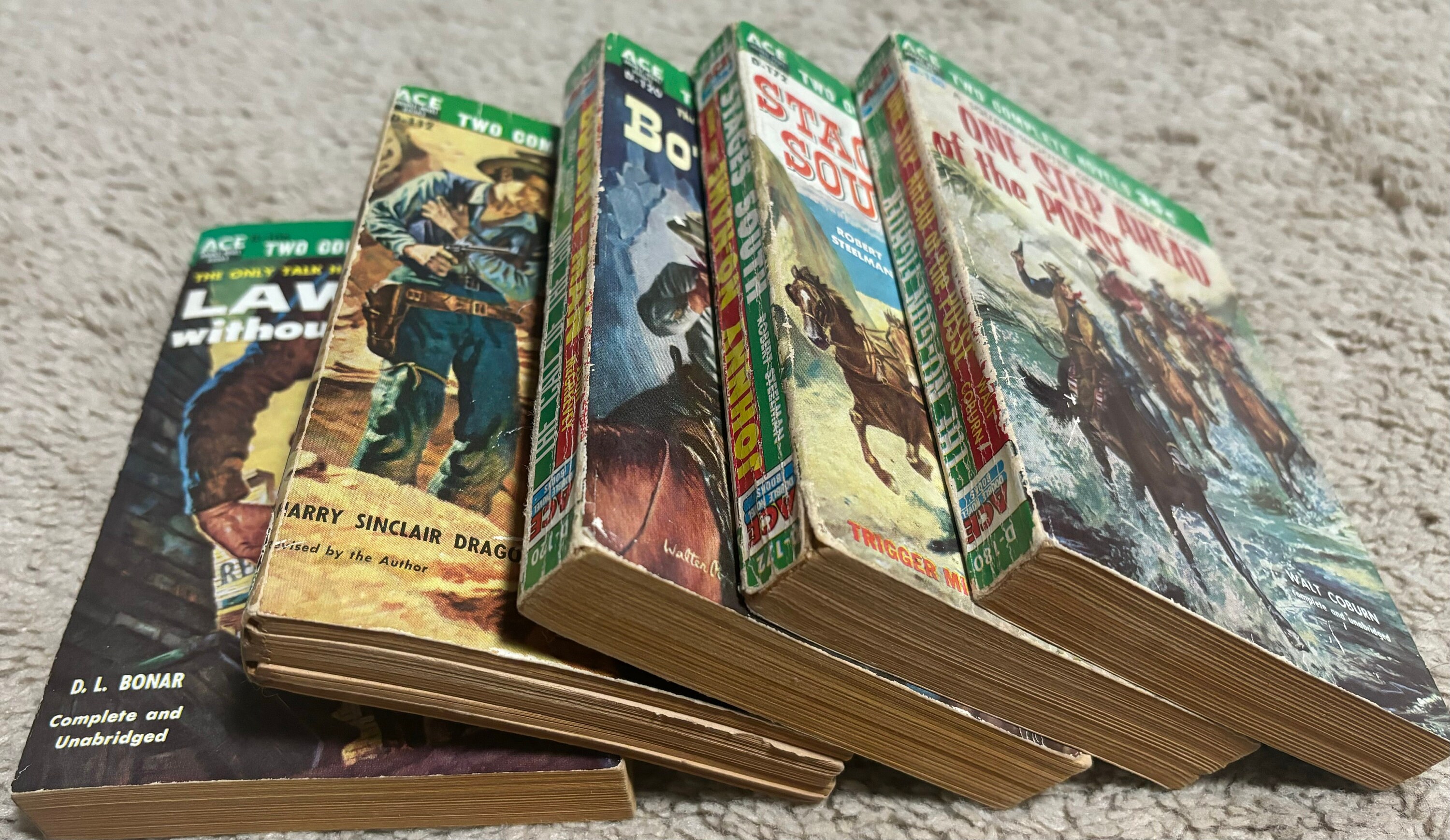 Ace Double Novel Vintage Westerns, Set of 5 - Etsy