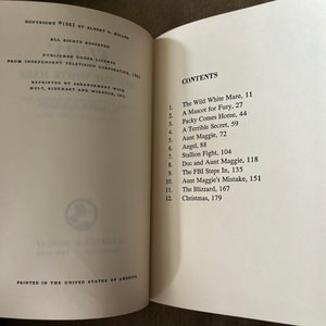 Albert G Miller, Fury and the White Mare, Vintage 1962 Hardcover - Etsy