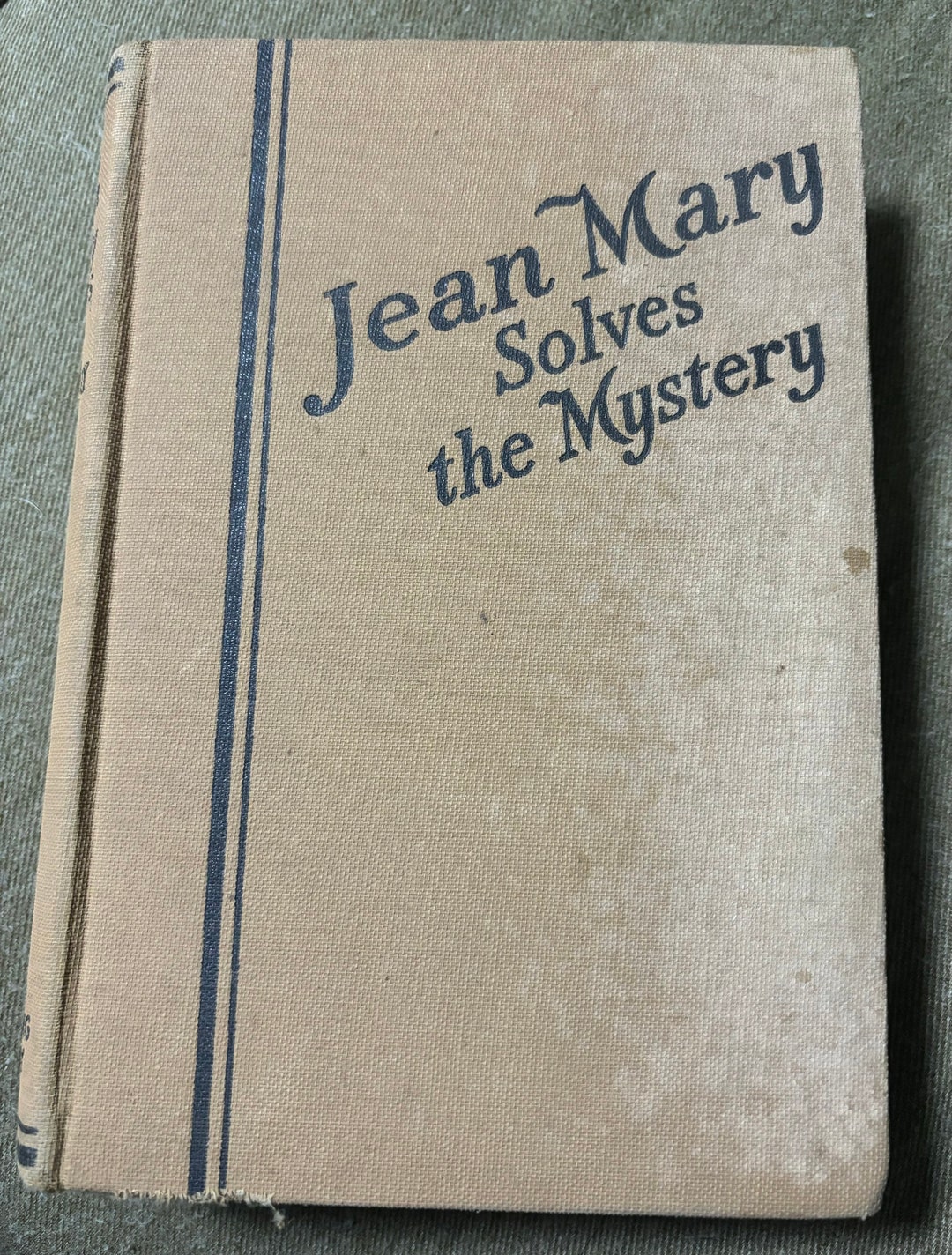 Ella Dolbear Lee, Jean Mary Solves the Mystery, Vintage 1933 Hardcover ...