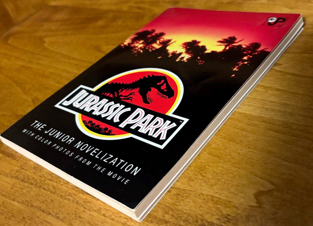 Jurassic Park: the Junior Novelization, Vintage 1993 Movie Tie in ...