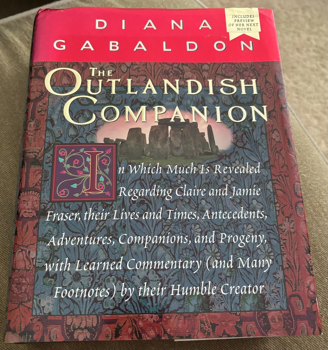 Diana Gabaldon, the Outlandish Companion, Vintage Outlander Series ...