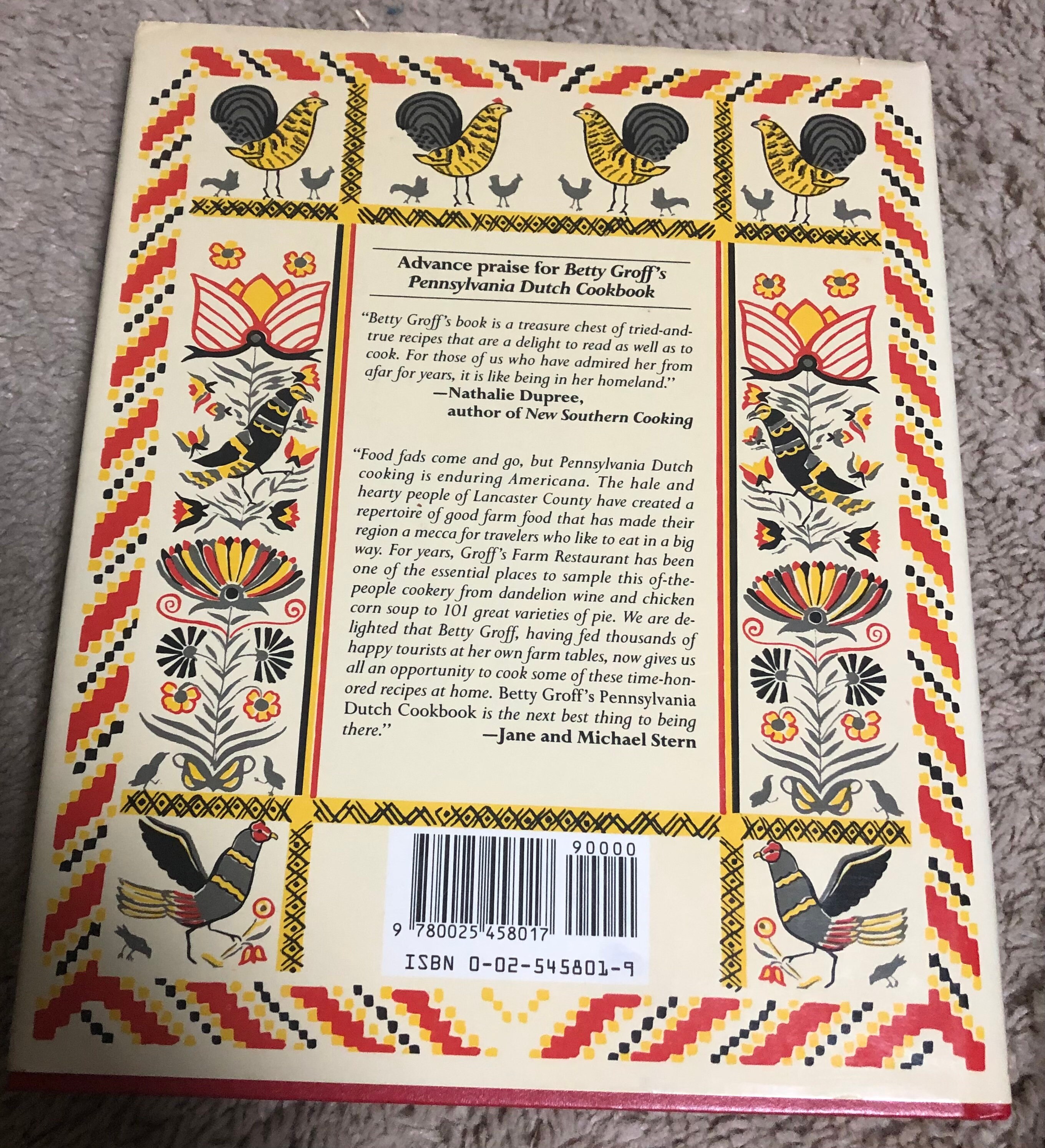 Betty Groffs Pennsylvania Dutch Cookbook, Autographed First Edition ...