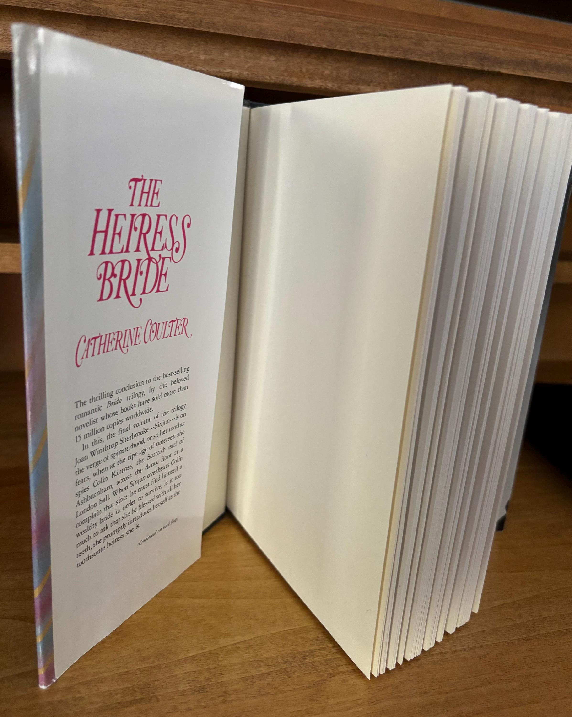 Catherine Coulter, the Heiress Bride, Vintage 1993 Hardcover Edition - Etsy