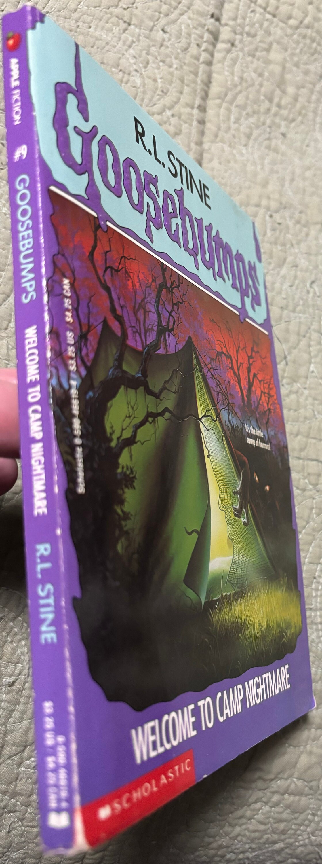 RL Stine, Goosebumps 9, Welcome to Camp Nightmare - Etsy