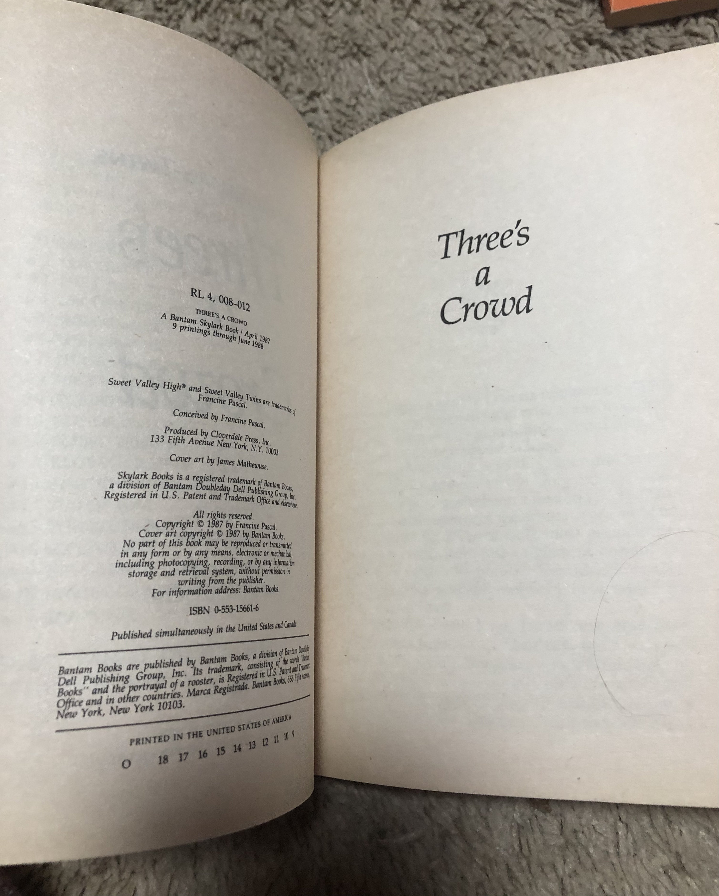 Francine Pascal Sweet Valley Twins Box Set of 3 - Etsy