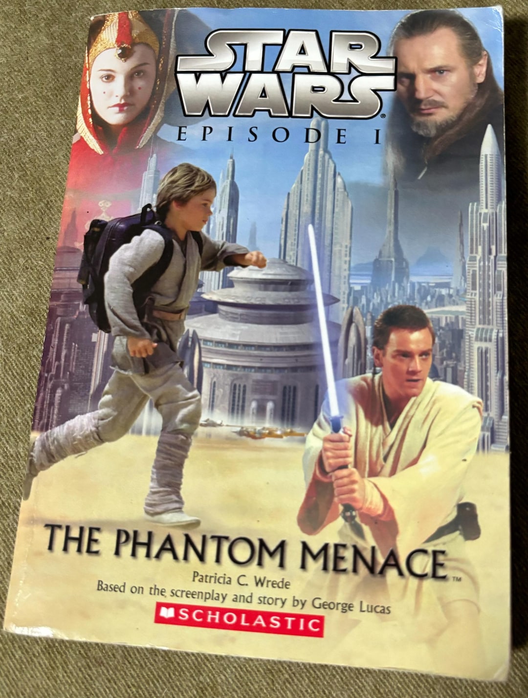 Star Wars Episode 1 the Phantom Menace, Vintage Scholastic Paperback ...