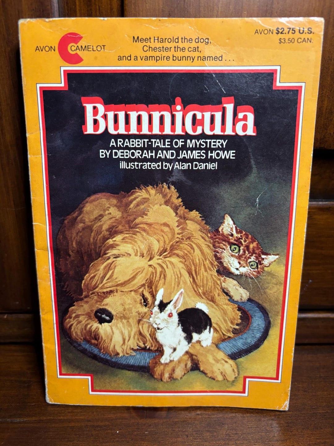 Bunnicula, Deborah and James Howe, Vintage 1980 Avon Camelot Paperback ...