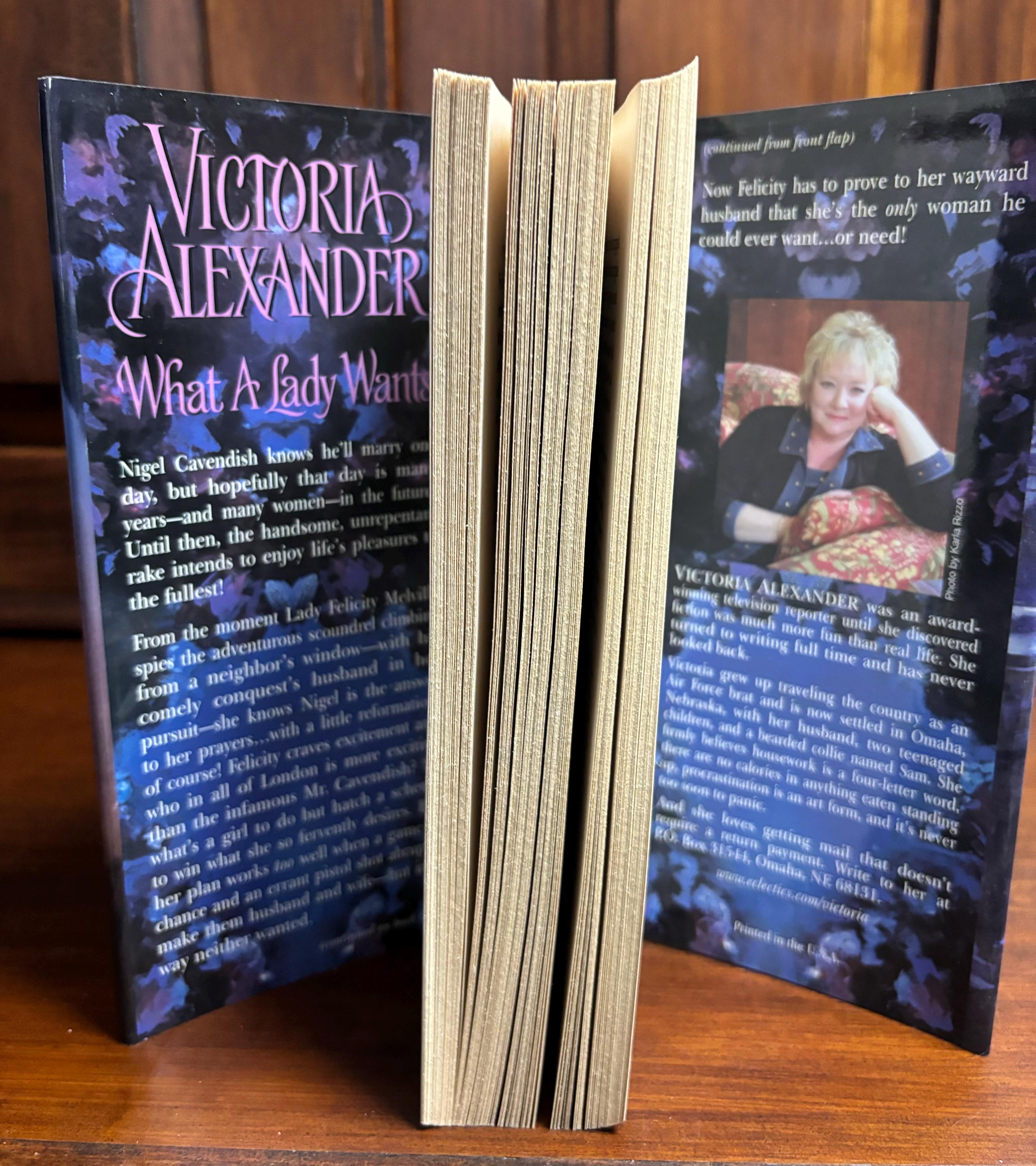Victoria Alexander, What A Lady Wants, Vintage Avon Hardcover ...