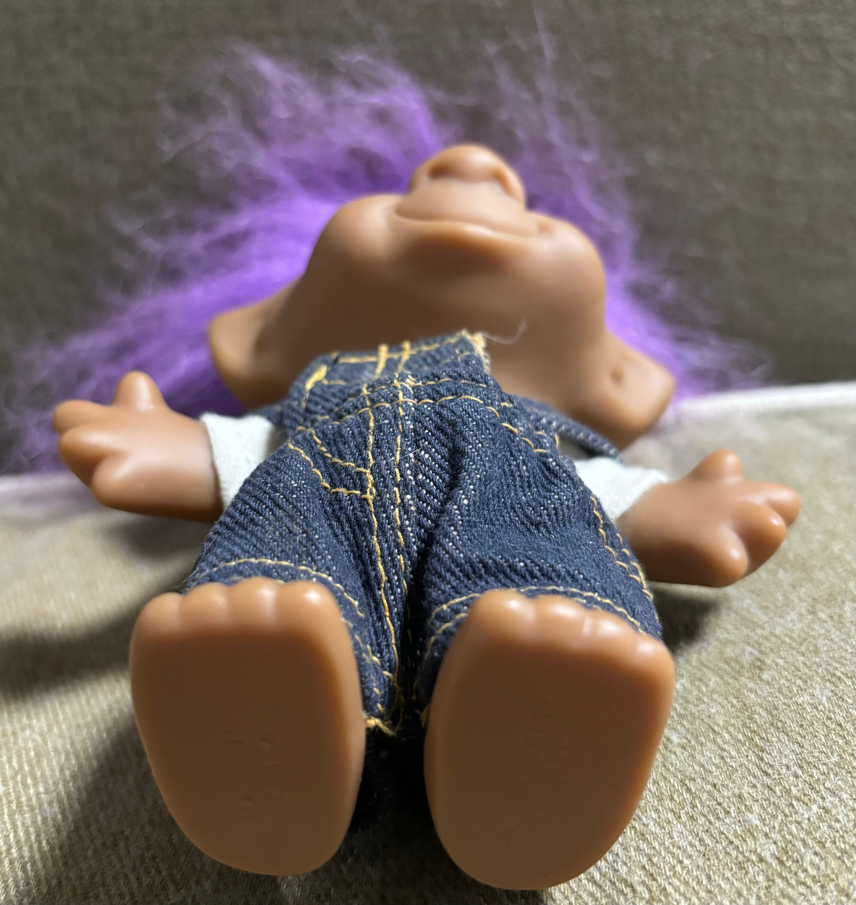 Vintage Early 90s Troll Doll by Ace Novelty Co. With Jewel 5” - Etsy