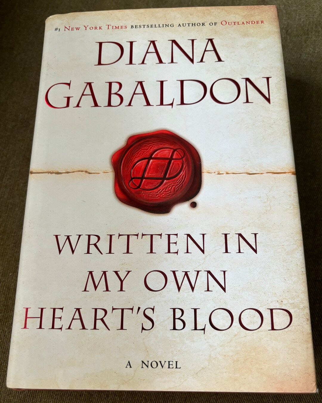 Diana Gabaldon, Written in My Own Heart’s Blood, Outlander Series, First Edition Hardcover - Etsy