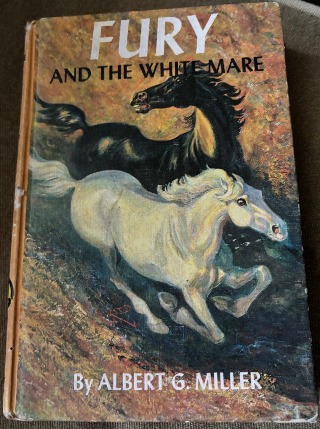Albert G Miller, Fury and the White Mare, Vintage 1962 Hardcover - Etsy