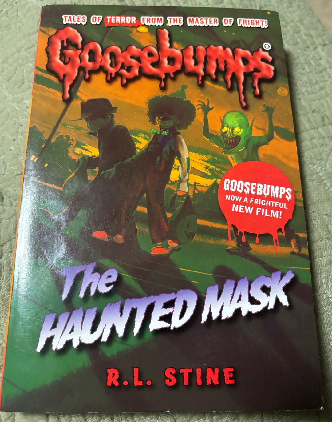 RL Stine, Goosebumps, the Haunted Mask Scholastic Paperback Reissue - Etsy