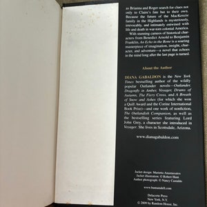 Diana Gabaldon, an Echo in the Bone, Outlander Series, Vintage First ...