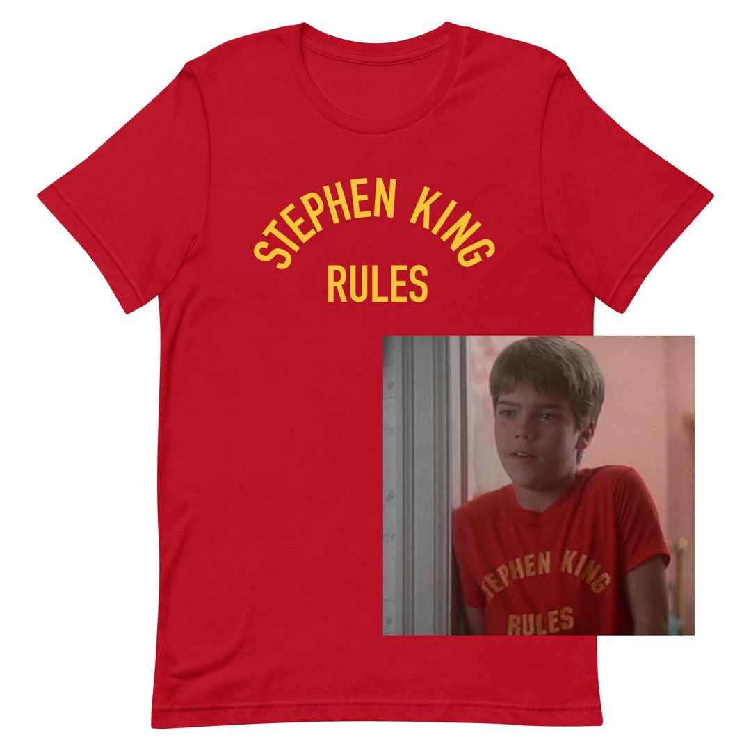 STEPHEN KING RULES 80s Retro Short-sleeve Unisex T-shirt - Etsy