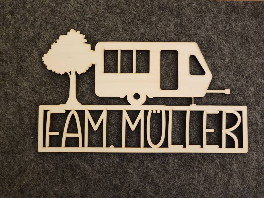 Lasercut Camping, Caravan, Motorhome, Roof Tent, Camper, Digital File ...