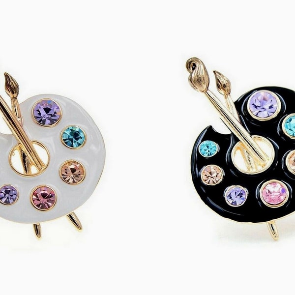 Palette Brooch - Etsy