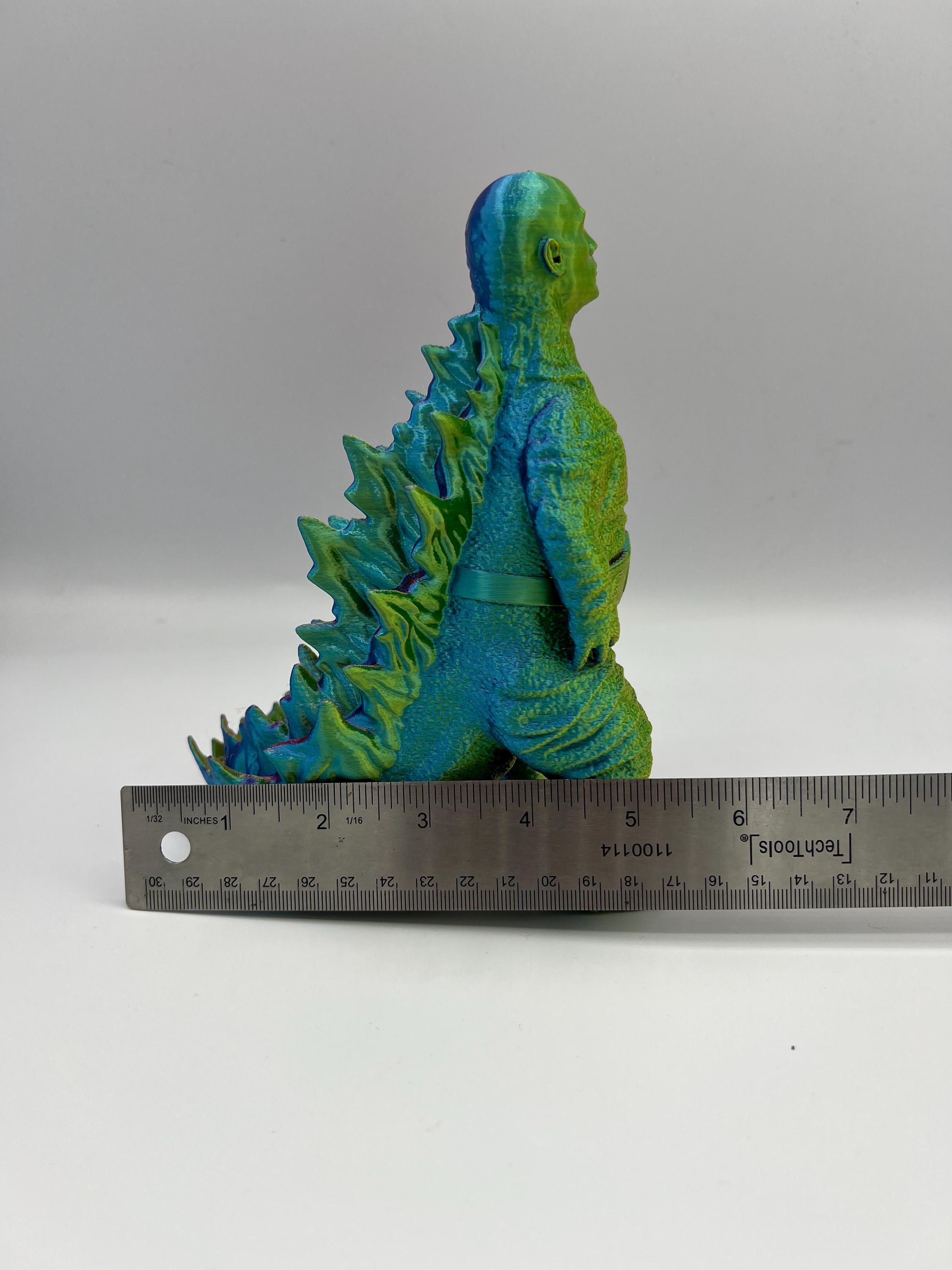Rockzilla 3D Printed Rock X Godzilla Figure Fun Desk Designer Toy - Etsy