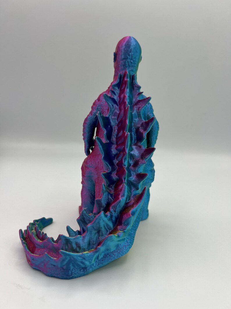 Rockzilla 3D Printed Rock X Godzilla Figure Fun Desk Designer Toy - Etsy