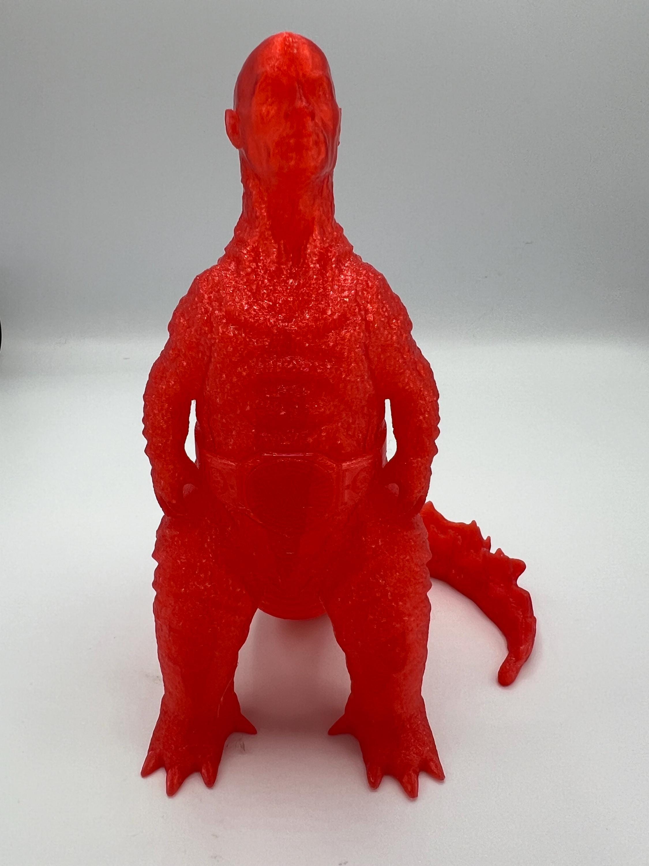 Rockzilla 3D Printed Rock X Godzilla Figure Fun Desk Designer Toy - Etsy