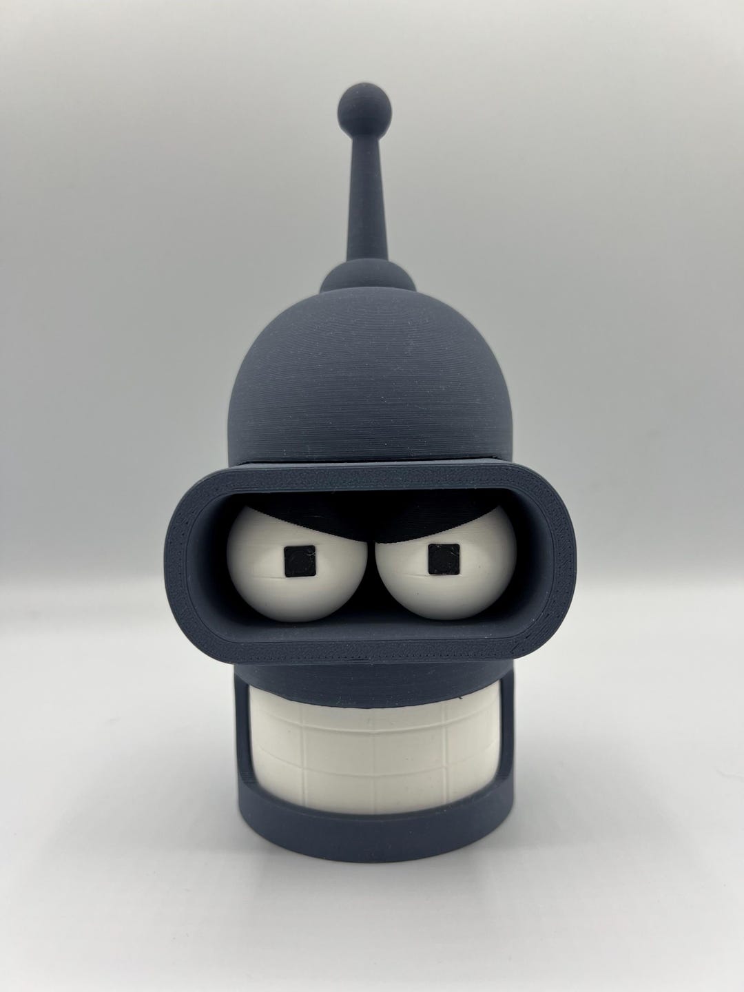 Bender Futurama 3D Printed Head .25 Scale With Poseable Eyes FUN Desk ...