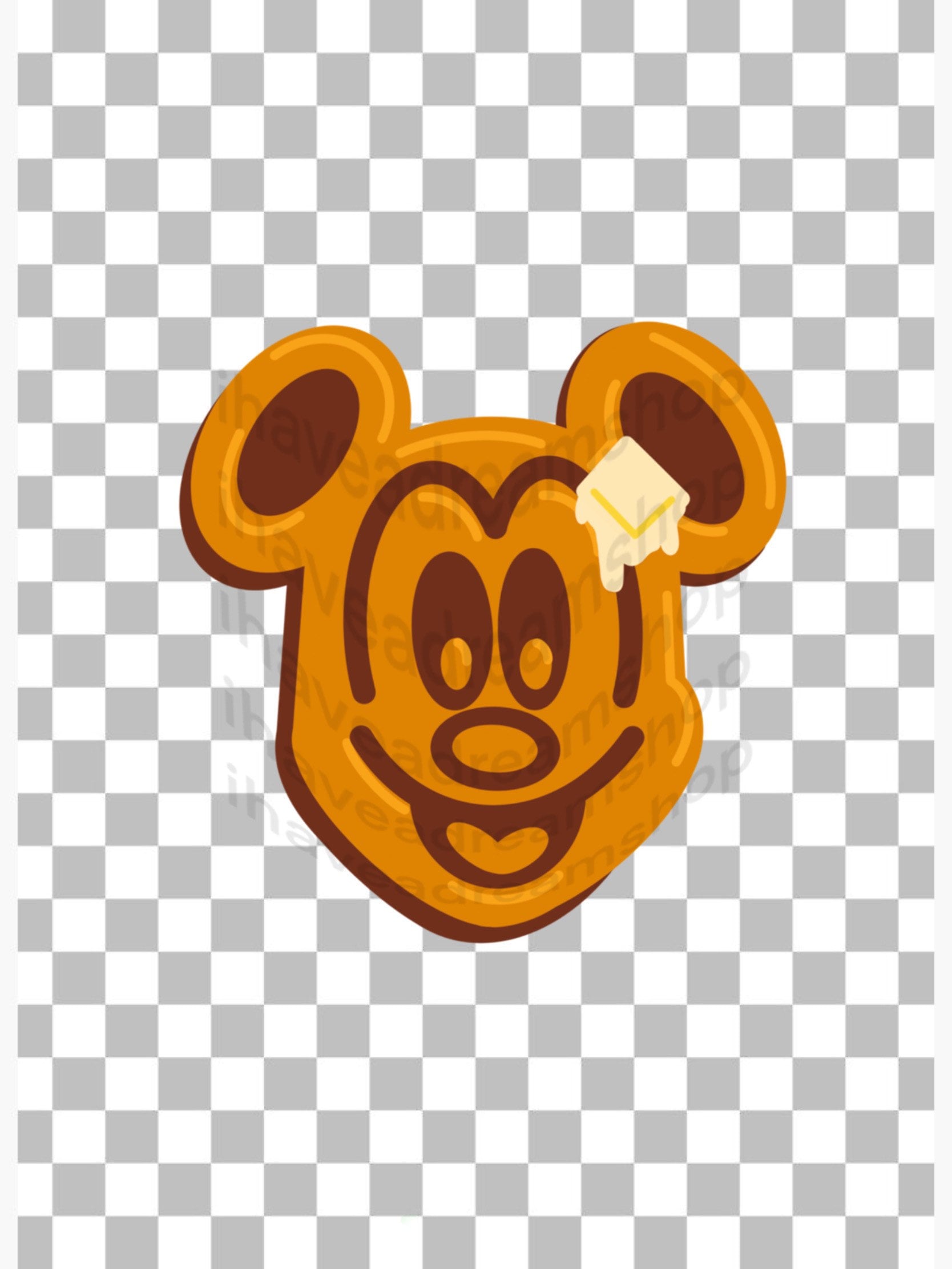Mickey Waffle SVG - Etsy