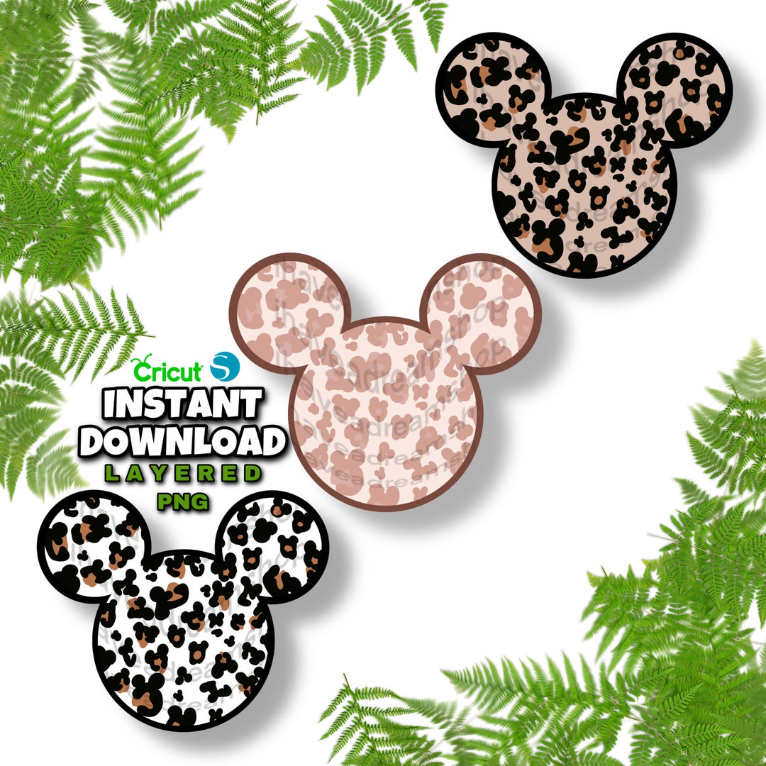 Cheetah Mickey PNG - Etsy