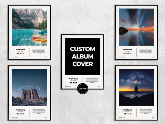 Album Custom Posters Album Cover Poster Custom Poster - Etsy