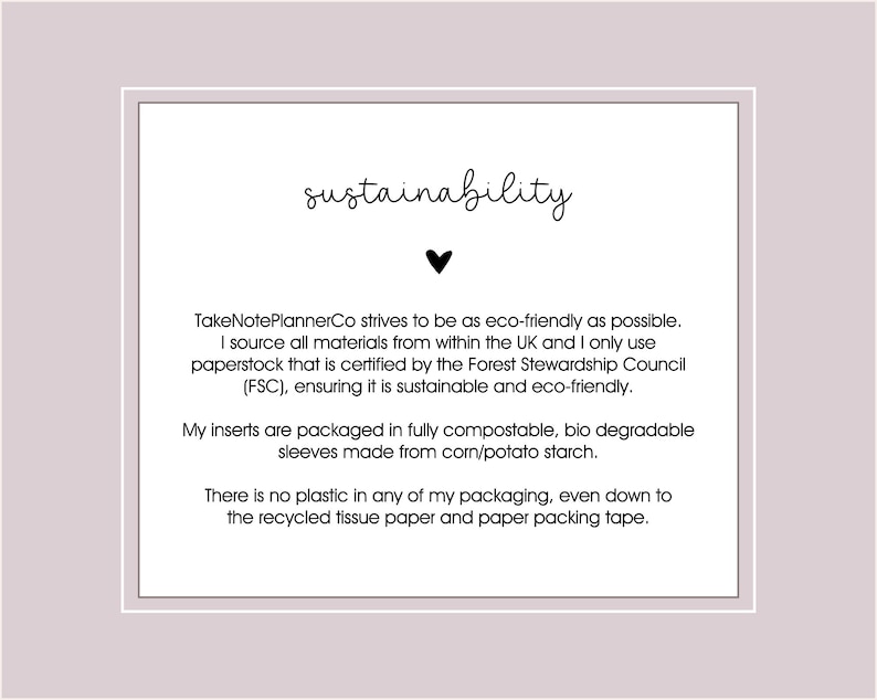 UNDATED Weekly Planner Inserts A5 | Landscape Diary Refill [classic ...