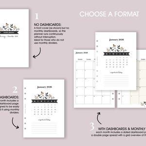 DATED Weekly Vertical Planner Inserts A5 | Diary Page Refill Calendar ...